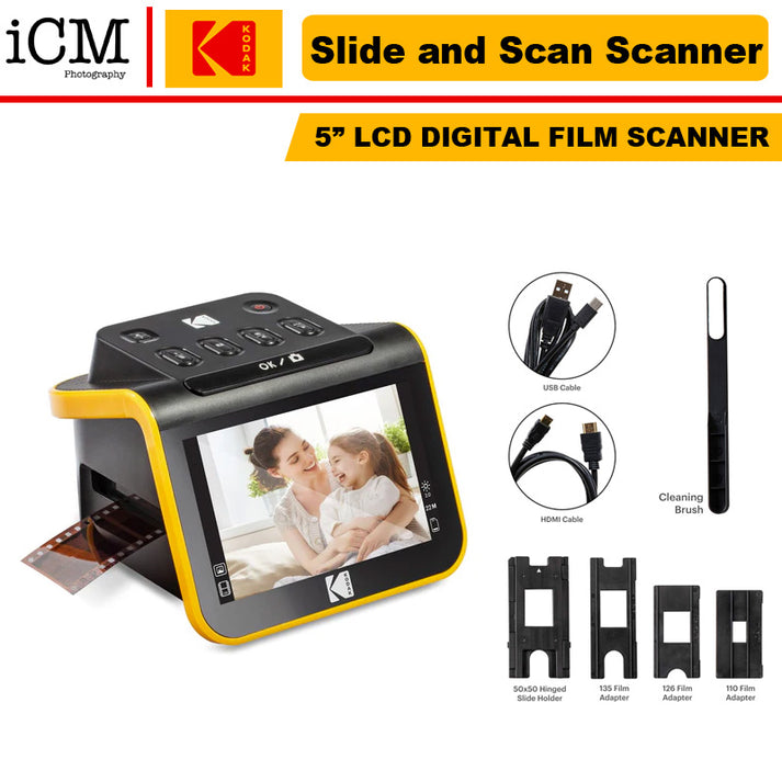 KODAK Slide N SCAN Film and Slide 35mm film Scanner 5” LCD Screen DIGI ...